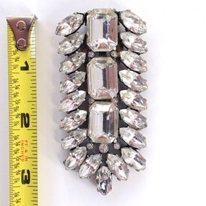 Sylvia | Jewelry | Authentic Vintage Fake Diamond Costume Brooch | Poshmark